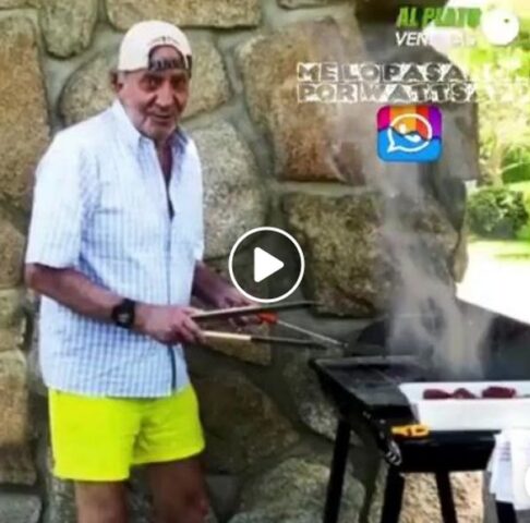 El vídeo del rey Emérito de barbacoa